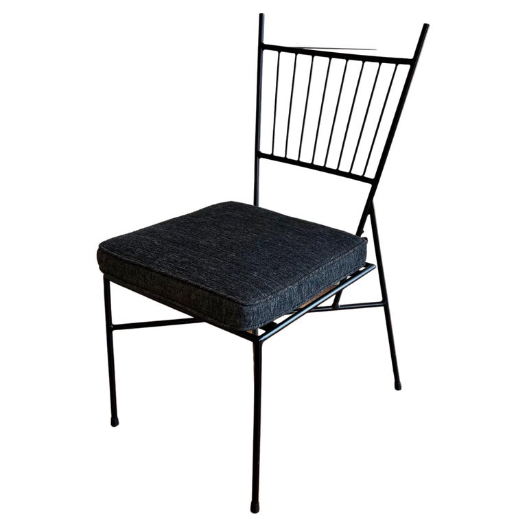 Beautiful Elegant American Mid Century Modern Iron Chair by Paul McCobb ...