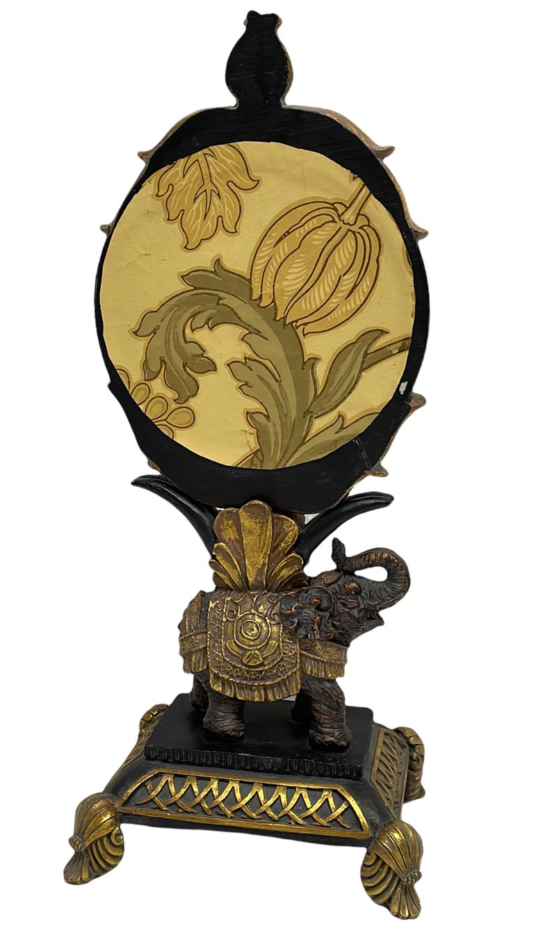 Beautiful Elephant Stand Vanity Table Mirror circa 1980s Germany at 1stDibs