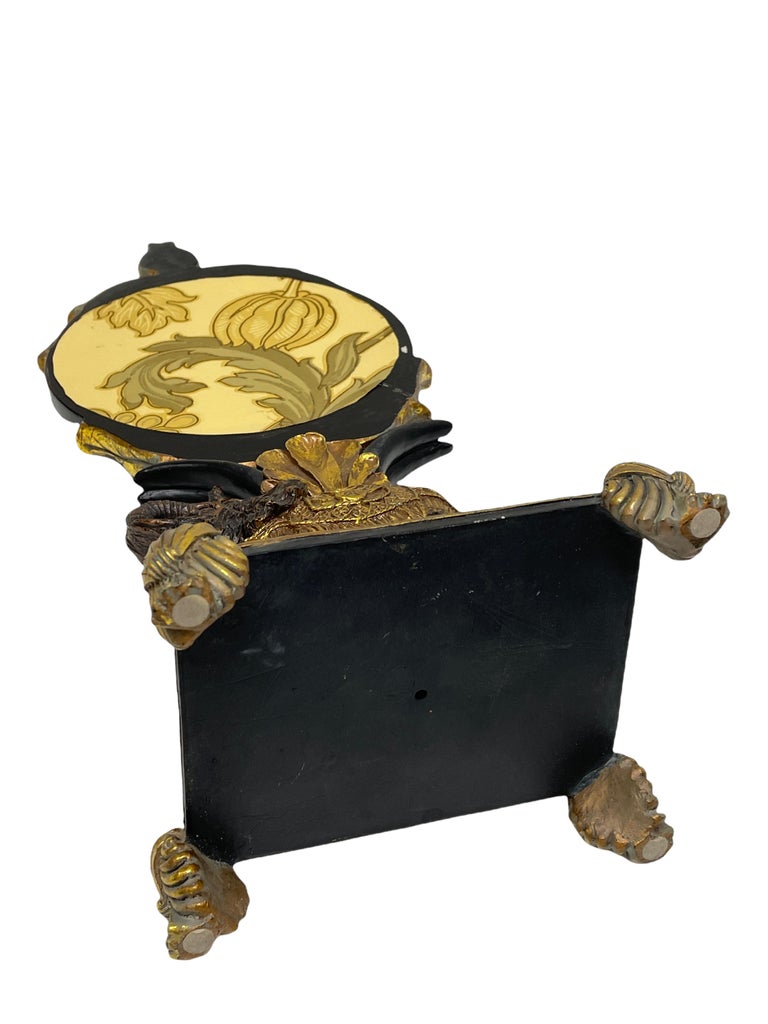 Beautiful Elephant Stand Vanity Table Mirror circa 1980s Germany at 1stDibs