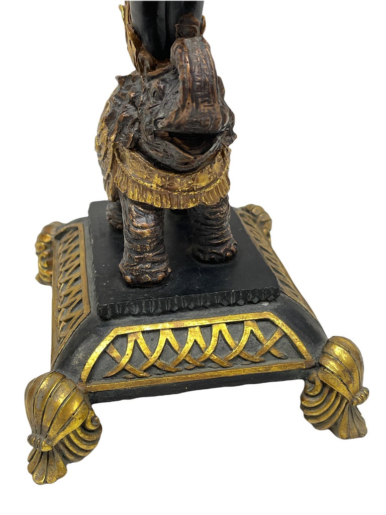 Beautiful Elephant Stand Vanity Table Mirror circa 1980s Germany at 1stDibs