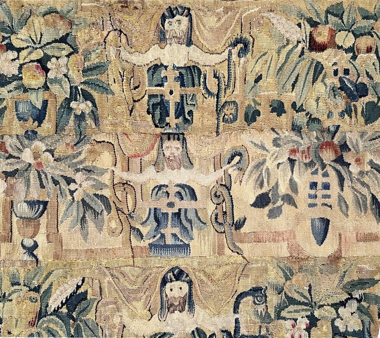 Beautiful Flemish Tapestry 17th. Century - n° 1163 For Sale at 1stDibs