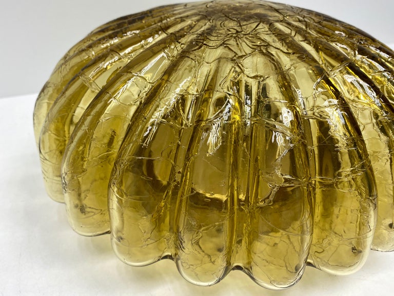Beautiful Flower Shape Glass Flush mount by Doria Leuchten, Germany ...