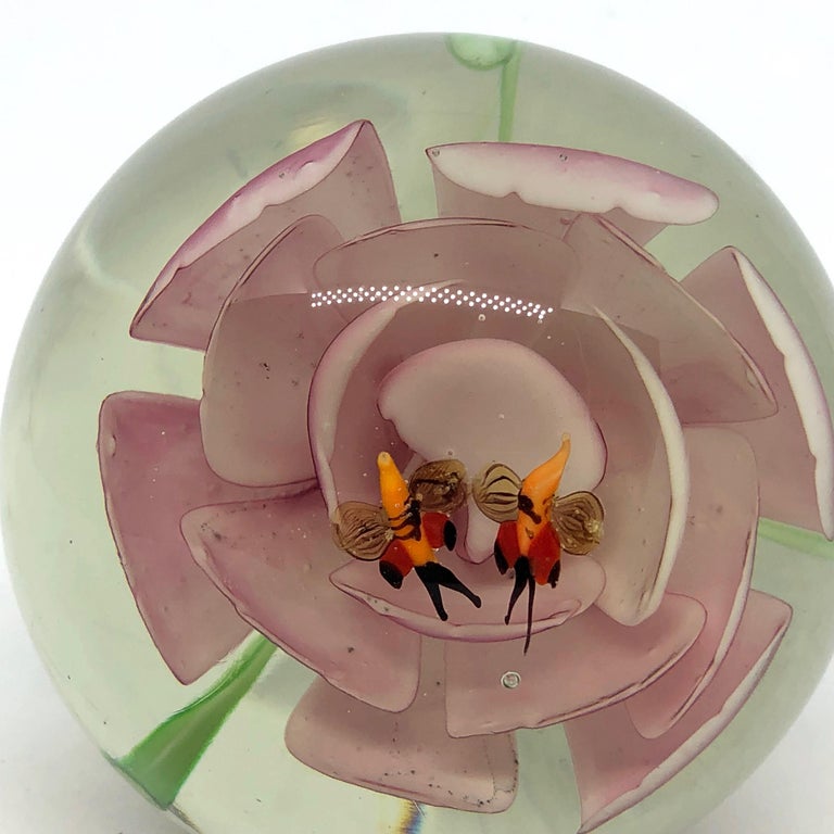 Beautiful Flying Bees Murano Glass Paperweight Mid-Century Modern Italy ...