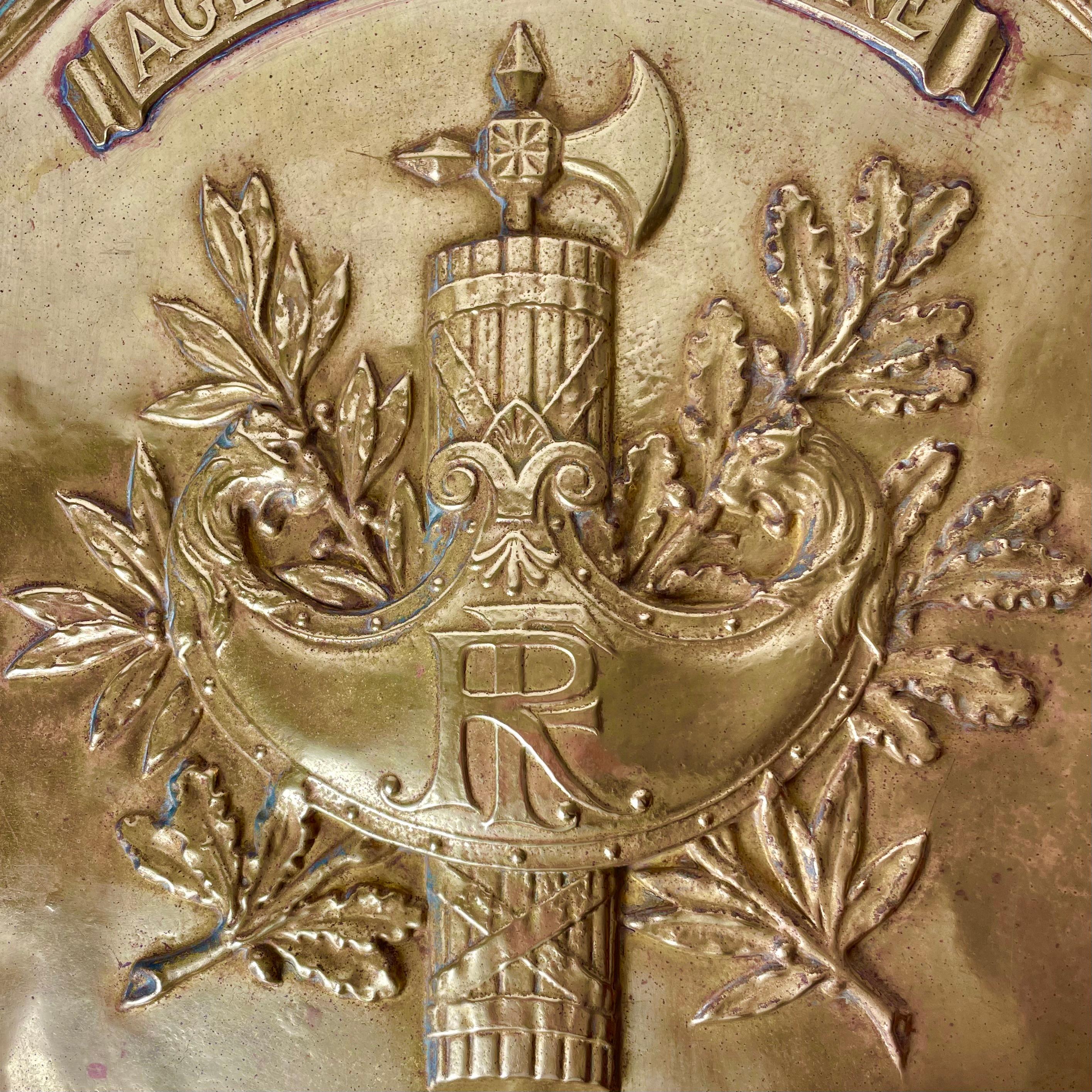 Beautiful French Consulate Sign in Brass from the late 19th Century For ...