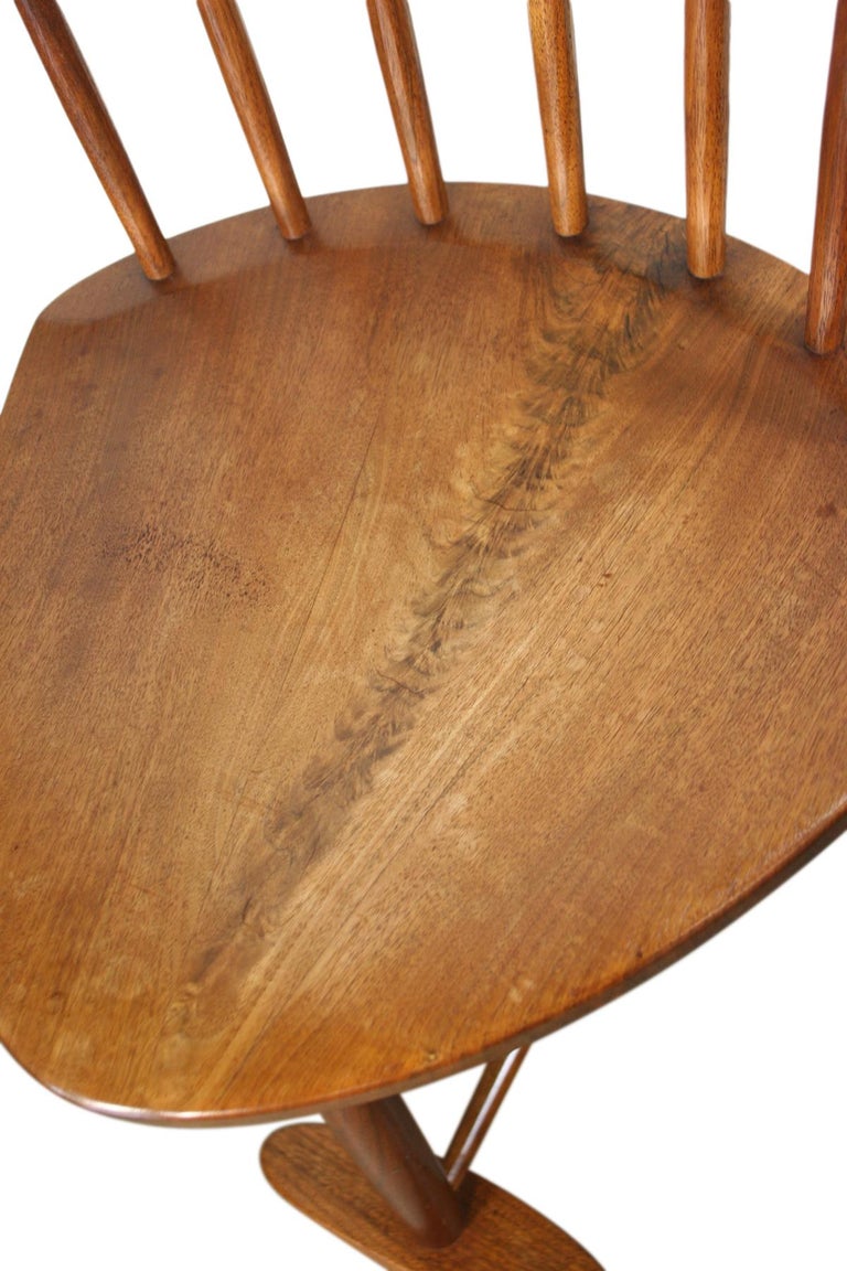 Beautiful George Nakashima Mira Stool Chair Solid walnut hand made ...