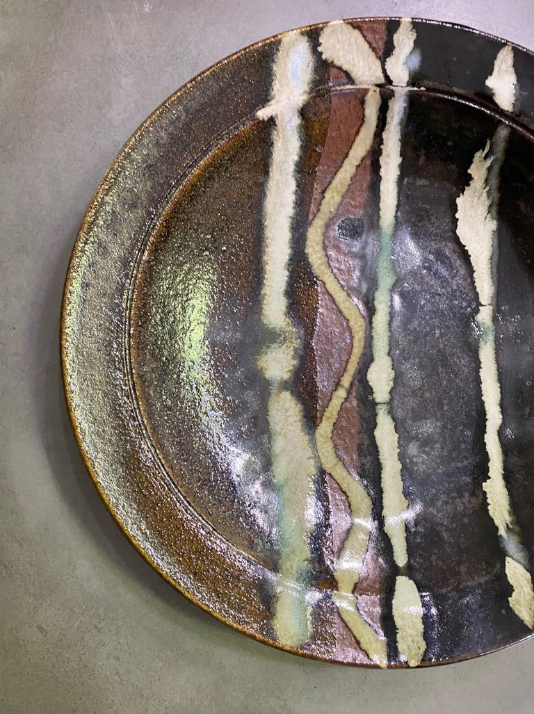 Beautiful Glazed Japanese Signed Mashiko Yaki Mingei Art Pottery ...