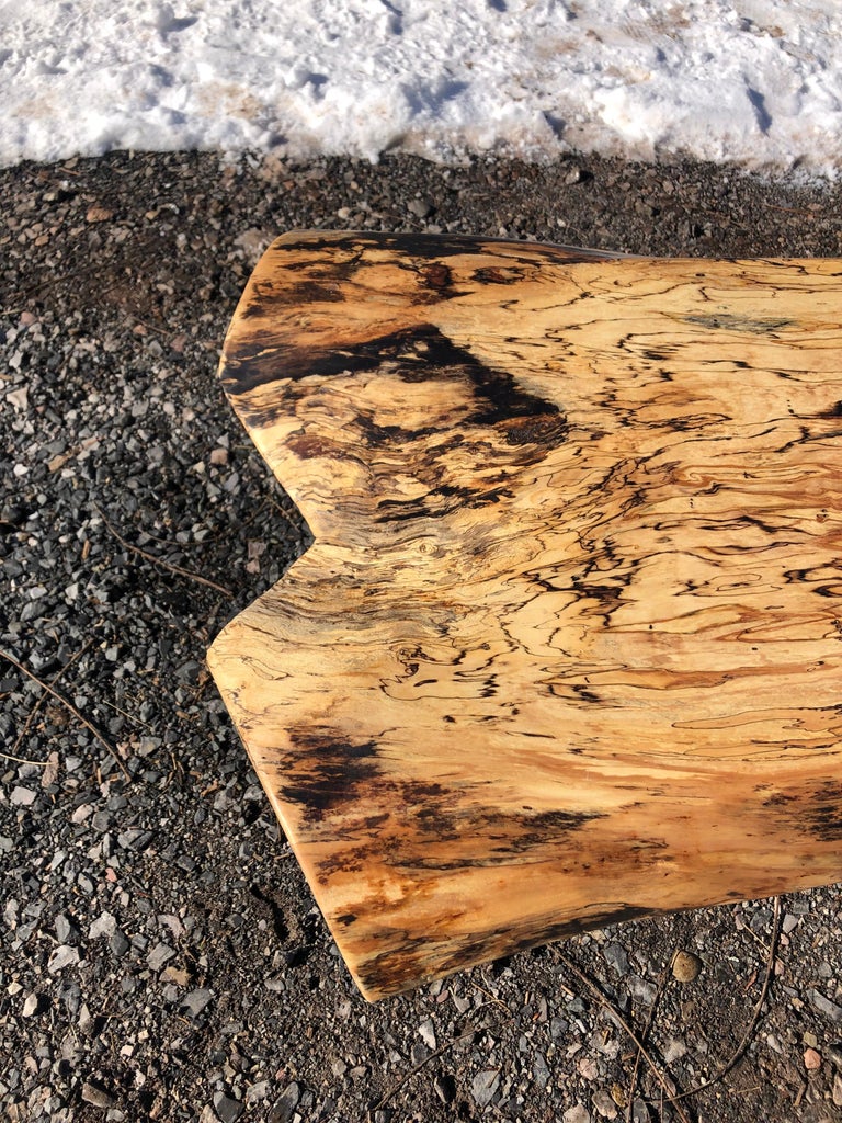 Beautiful Handcrafted Live Edge Maple Organic Modern Coffee Table For ...