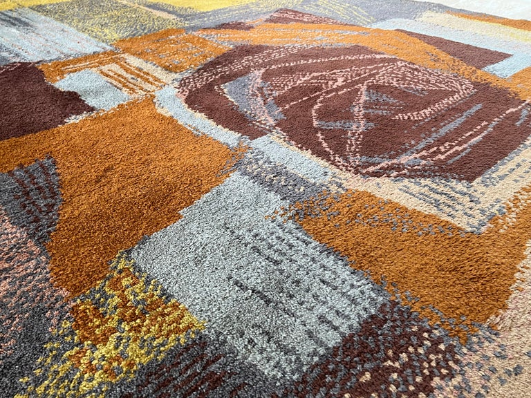 Beautiful Handmade ART Abstract Design Wool Carpet in style of Kybal ...