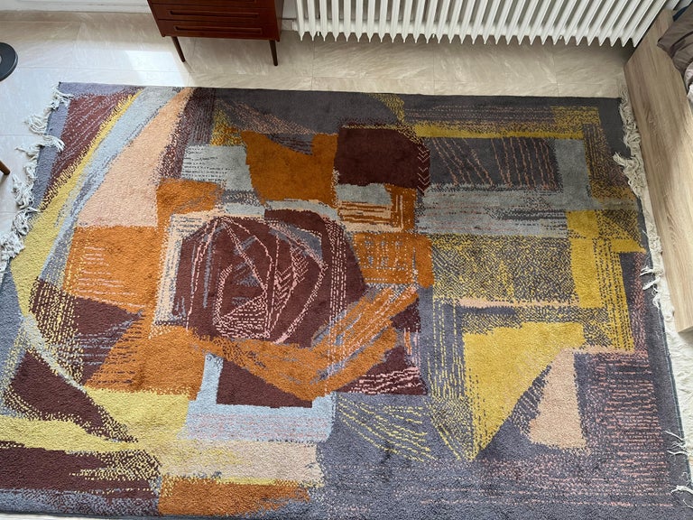 Beautiful Handmade ART Abstract Design Wool Carpet in style of Kybal ...