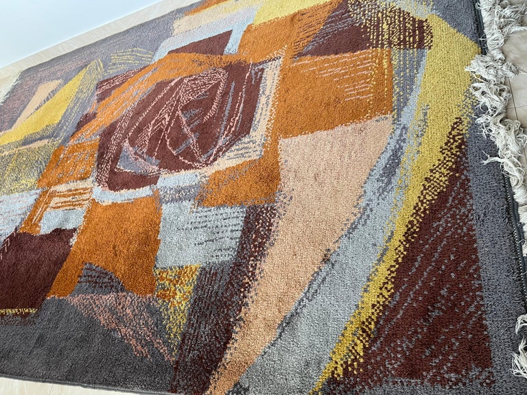 Beautiful Handmade ART Abstract Design Wool Carpet in style of Kybal ...