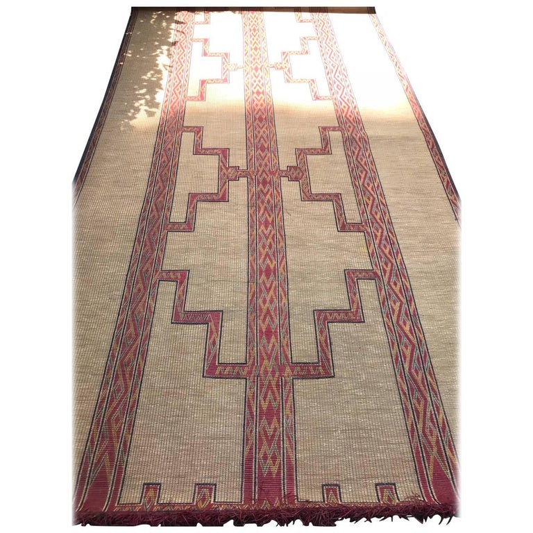 Beautiful Handwoven Tuareg Rug from Northern Africa at 1stDibs