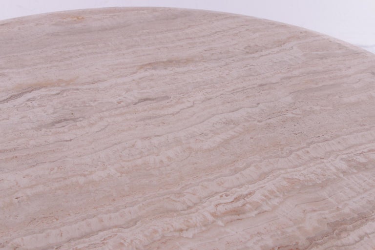 Beautiful Hollywood Regency Set Marble Side Tables, 1970 at 1stDibs