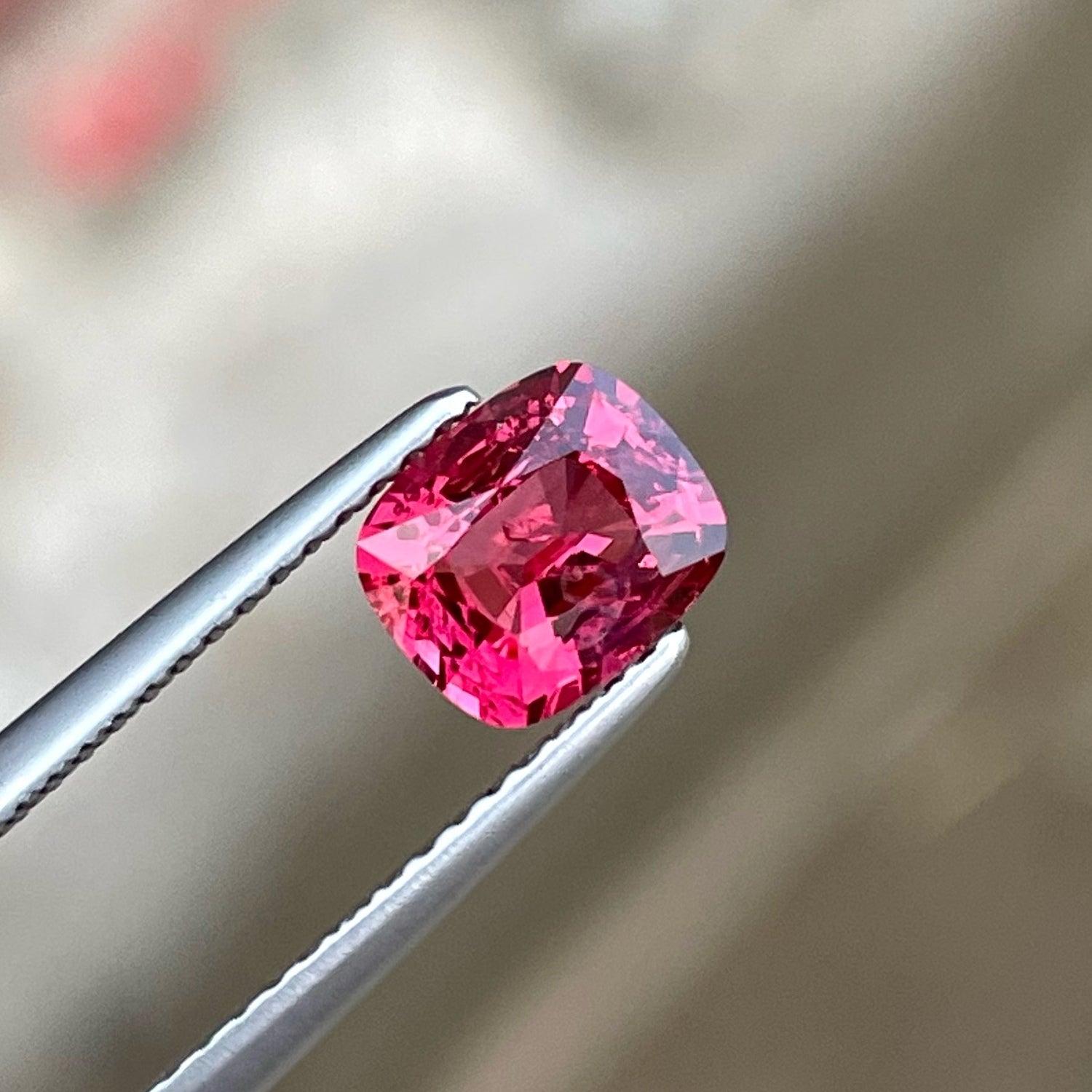 Beautiful Hot Pink Sakura Spinel Gem 1.09 Carats Spinel Gemstone for ...