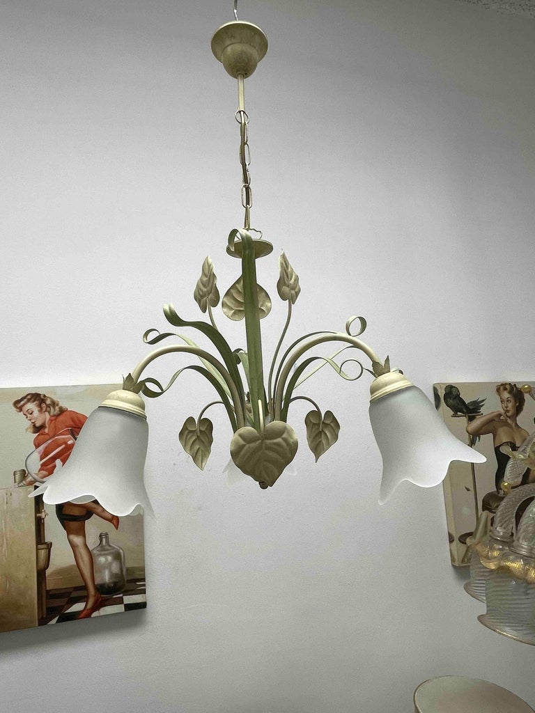 Beautiful Italian Tole Florentine Florence Grasses and Leaves ...