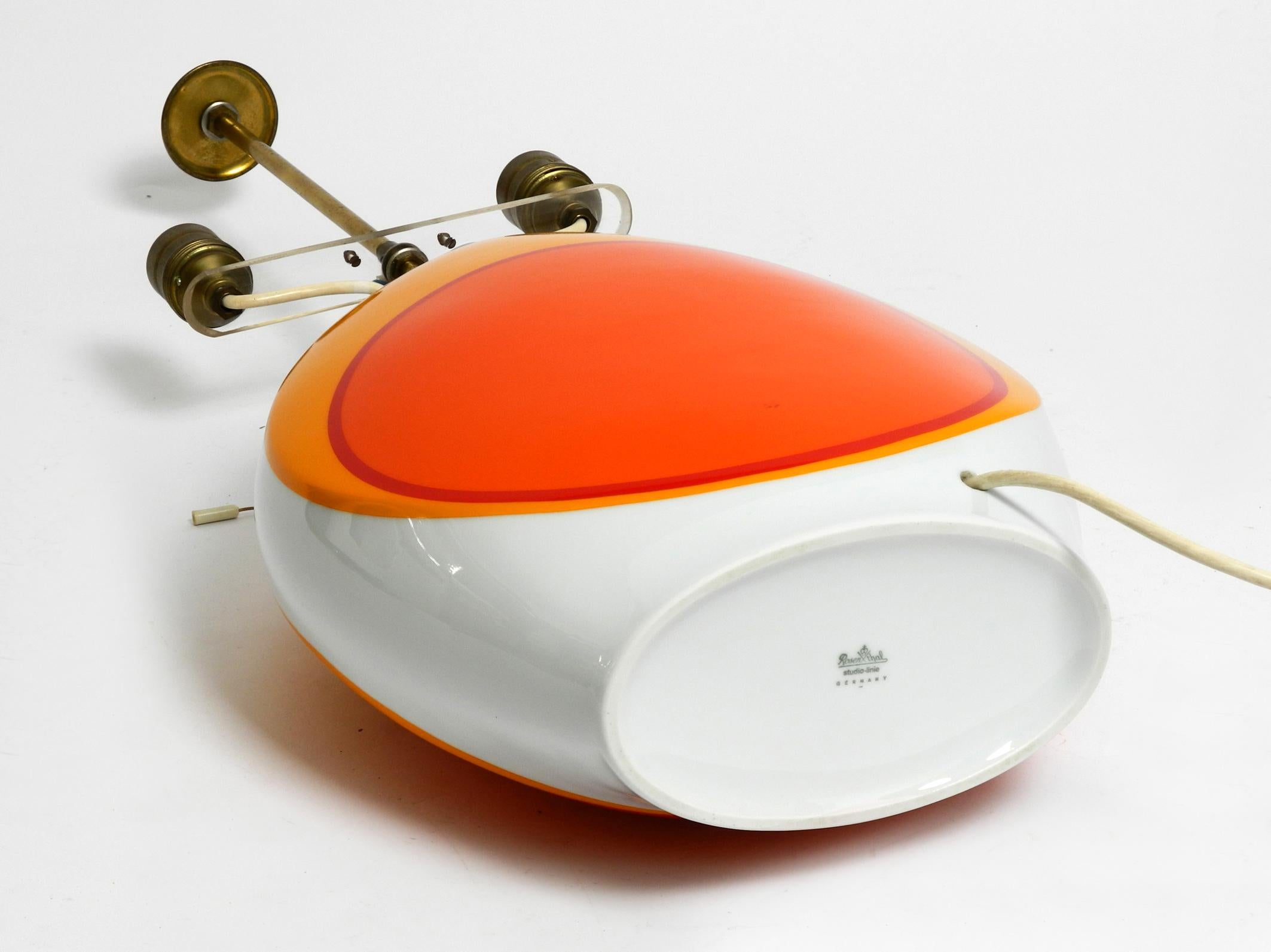 Beautiful Large 1960s Porcelain Table Lamp in Pop Art Design by ...