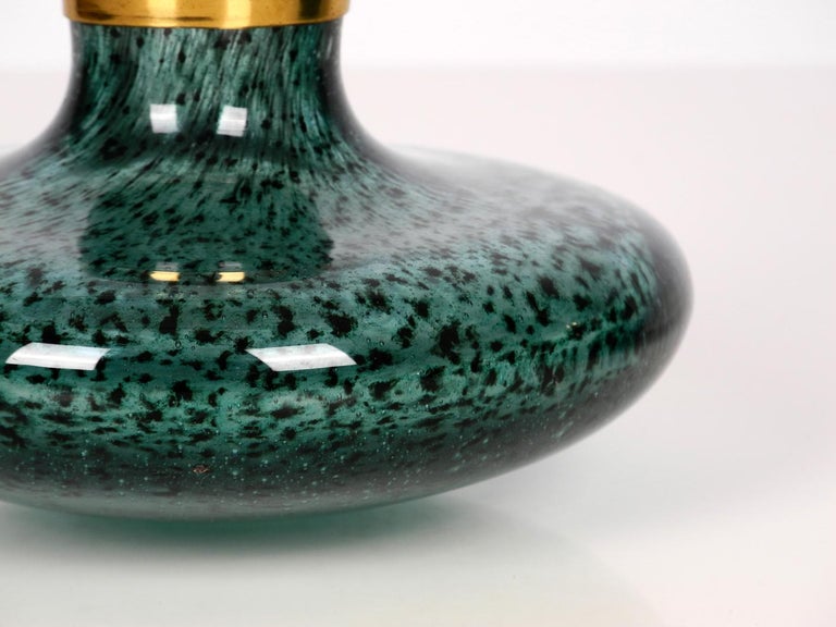 Beautiful Large 1960s Screwable Glass Double Door Handle at 1stDibs