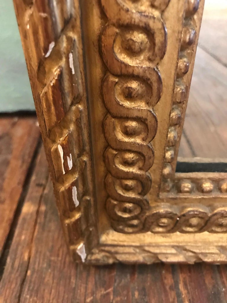 Beautiful Large 19th Century Lemon Gold Giltwood Rectangular Mirror at ...