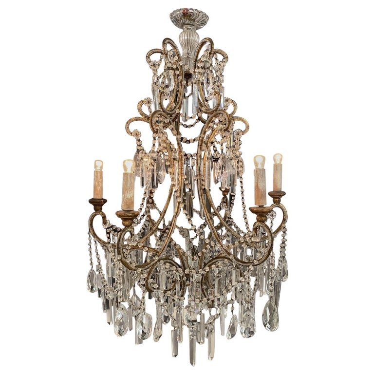 Beautiful Large Antique Chandelier, France, 1900s at 1stDibs