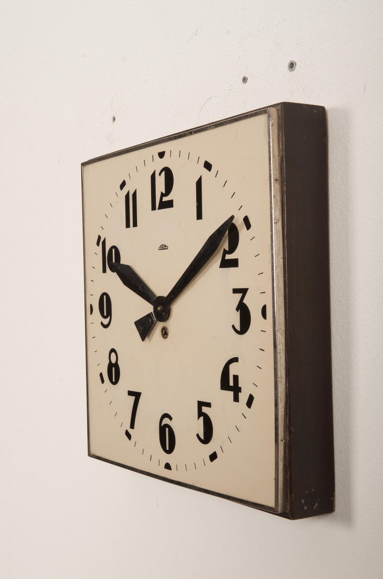 Beautiful Large Bauhaus Wall Clock by Prim at 1stDibs | bauhaus clock