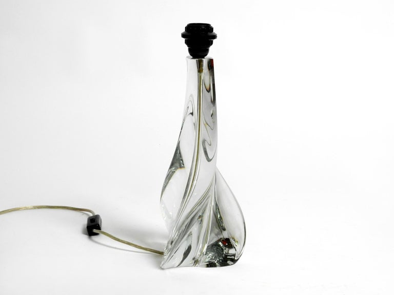 Beautiful Large Heavy Midcentury Table Lamp from St. Louis France For ...