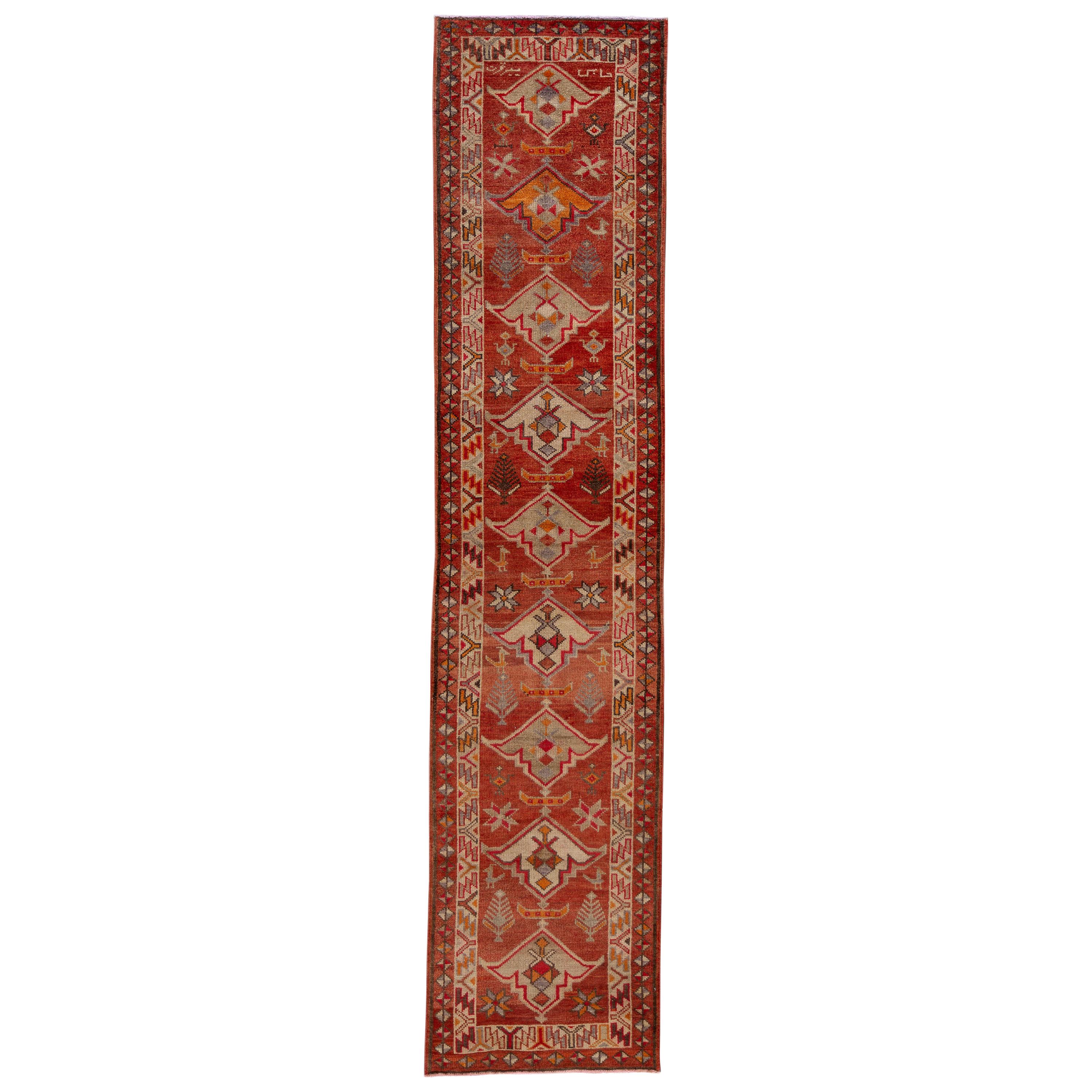 Beautiful Late 21st Century Anatolian Turkish Runner Rug For Sale at ...