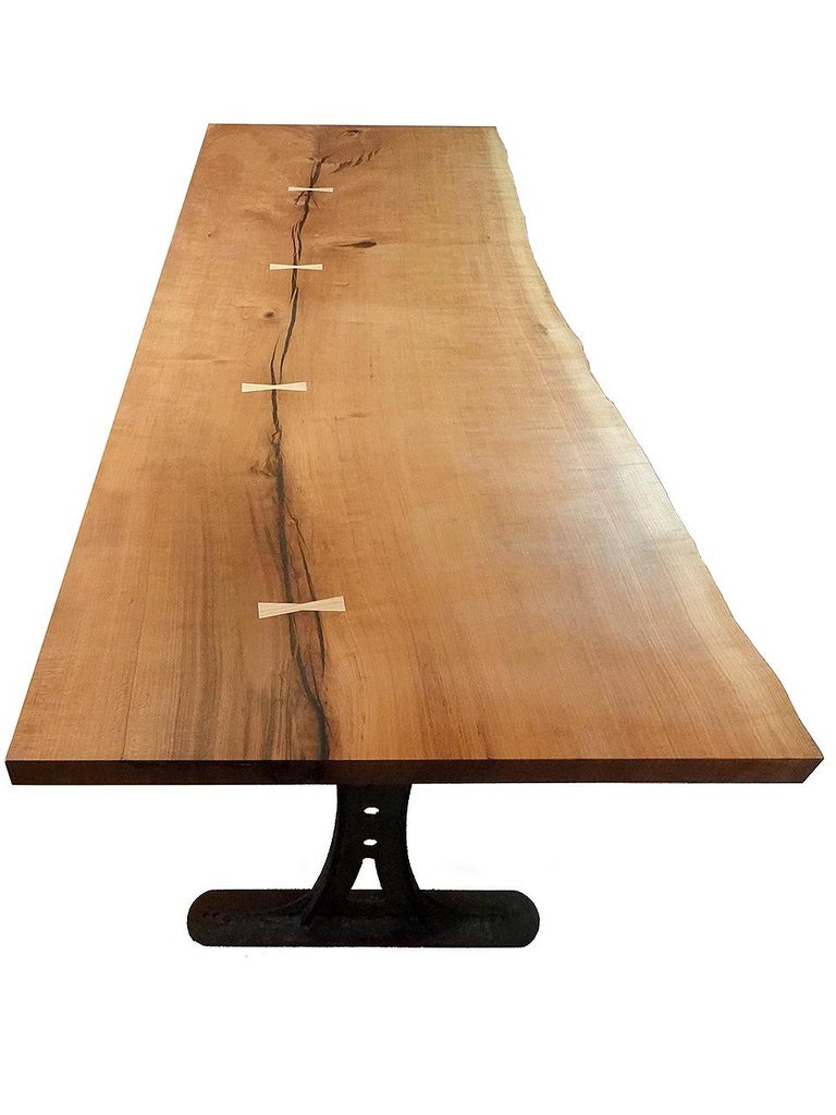 Beautiful live Edge Cherry Desk - In The Manner of George Nakashima For ...