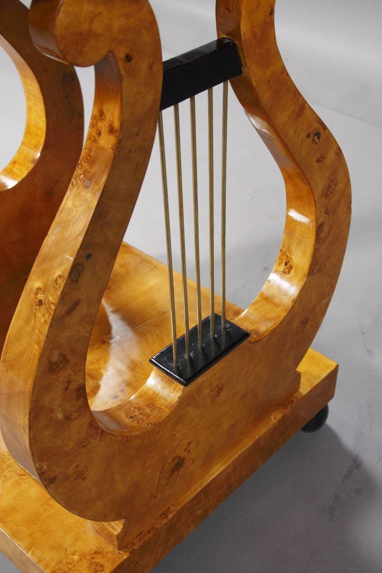 Beautiful Lyre Sewing Table in Viennese Biedermeier Style For Sale at ...