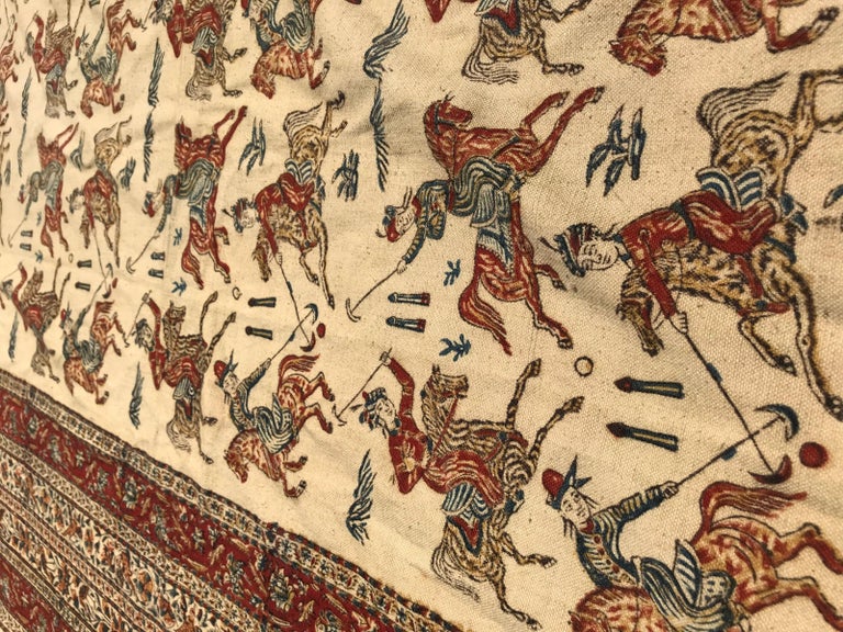 Beautiful Mid-20th Century Kalamkar For Sale at 1stDibs