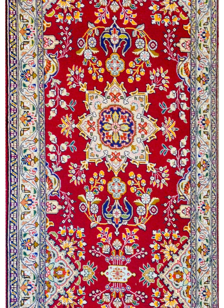 Beautiful Mid-20th Century Tabriz Runner For Sale at 1stDibs