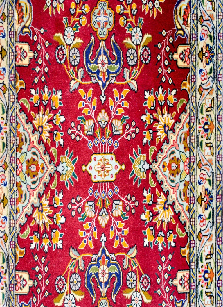Beautiful Mid-20th Century Tabriz Runner For Sale at 1stDibs