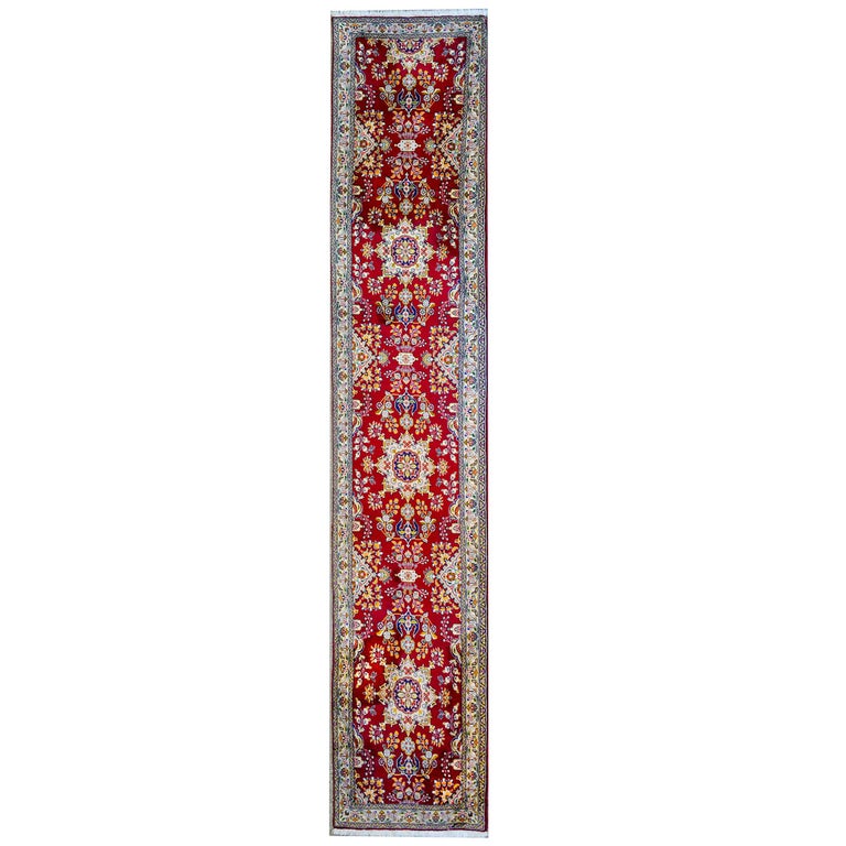Beautiful Mid-20th Century Tabriz Runner For Sale at 1stDibs