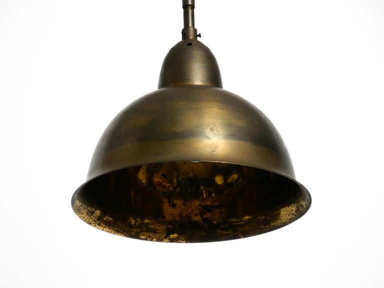 Beautiful Mid Century Brass Church Pendant Lamp with a Great Patina For ...
