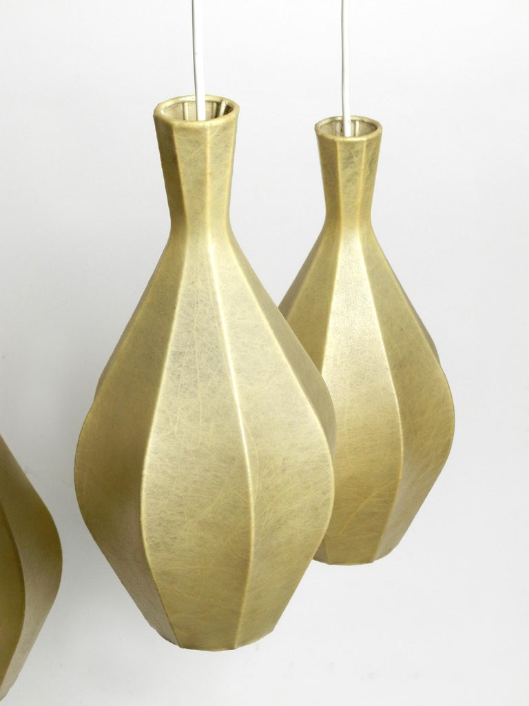 Beautiful Midcentury Cocoon Cascade Ceiling Lamp with 3 Large Shades ...