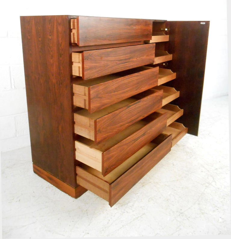 Beautiful Midcentury Rosewood High Dresser For Sale at 1stDibs ...