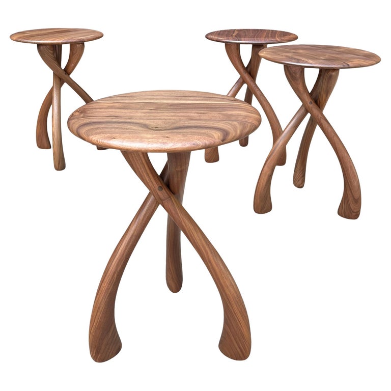 Beautiful Mid-Century Wishbone Side Tables American Studio at 1stDibs
