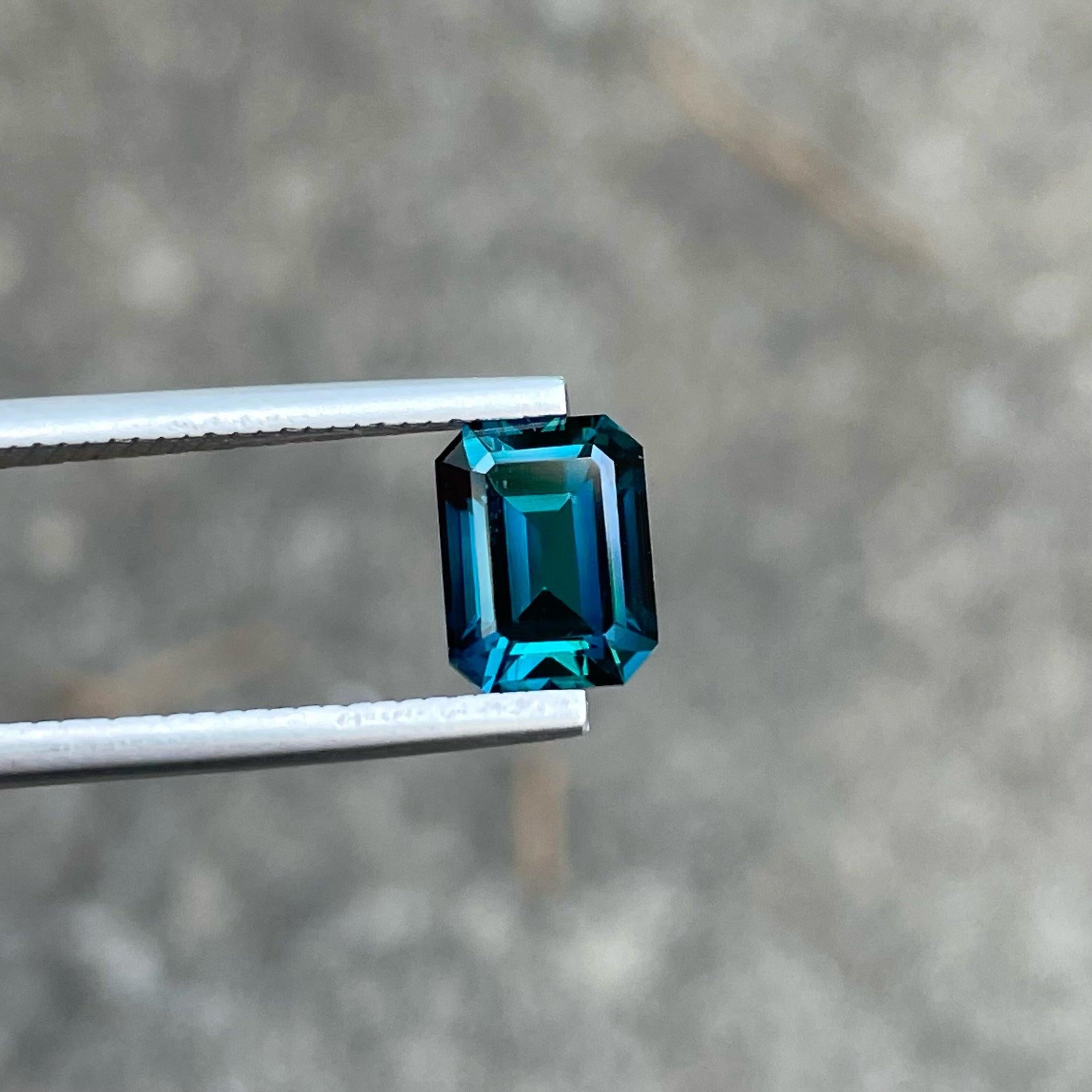 Beautiful Natural Deep Blue Tourmaline Gemstone 2.05 Carats Tourmaline ...