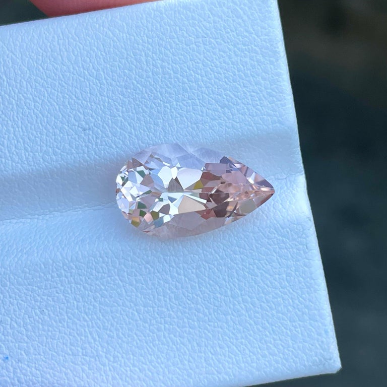 Beautiful Natural Pink Morganite Gemstone 6.22 Carats Nigeria Morganite ...