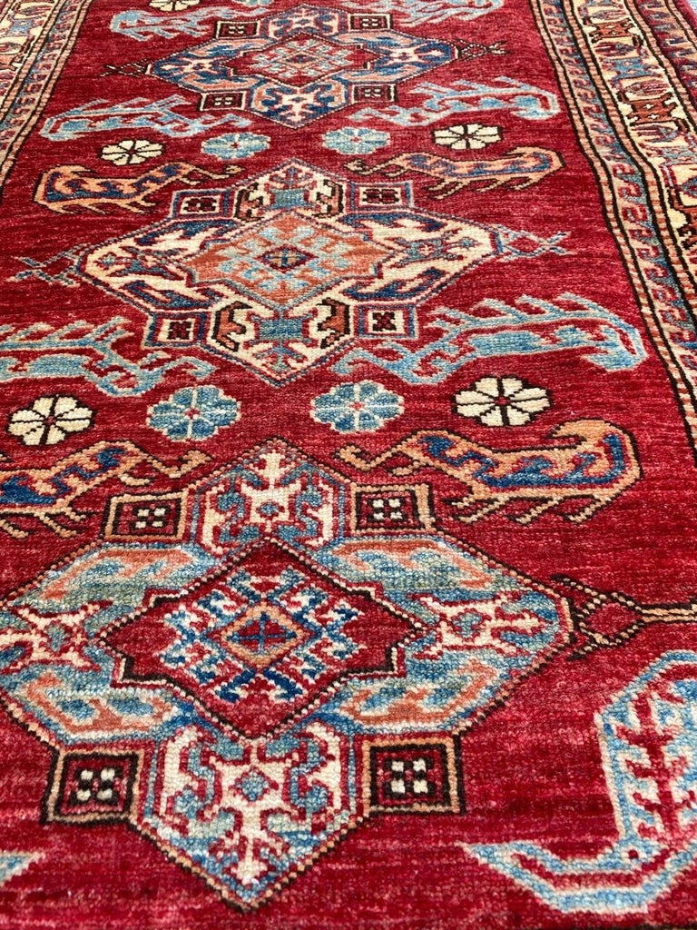 Beautiful New Afghan Runner For Sale at 1stDibs