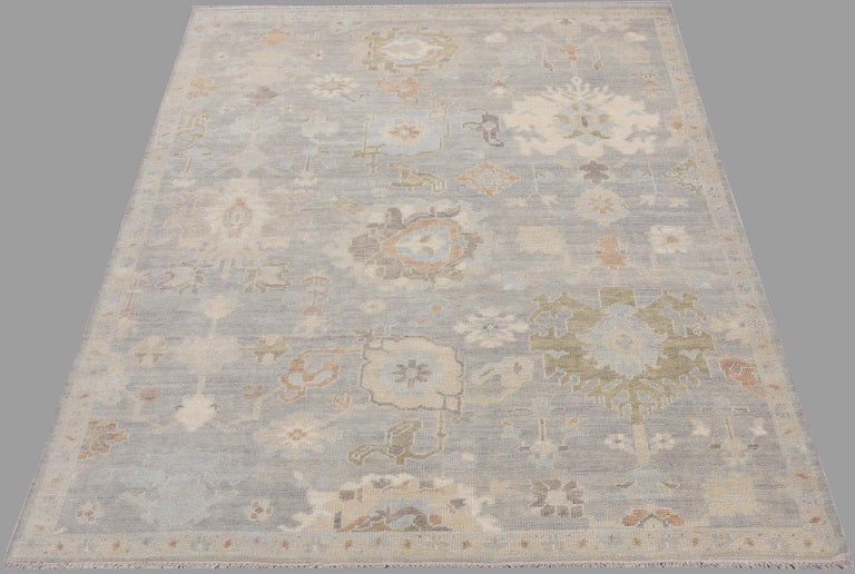 Beautiful New Oushak Design Rug For Sale at 1stDibs