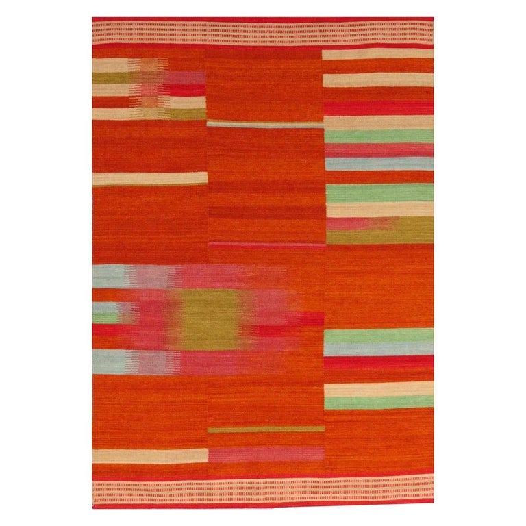 Beautiful New Tribal Design Handwoven Kilim Rug For Sale at 1stDibs
