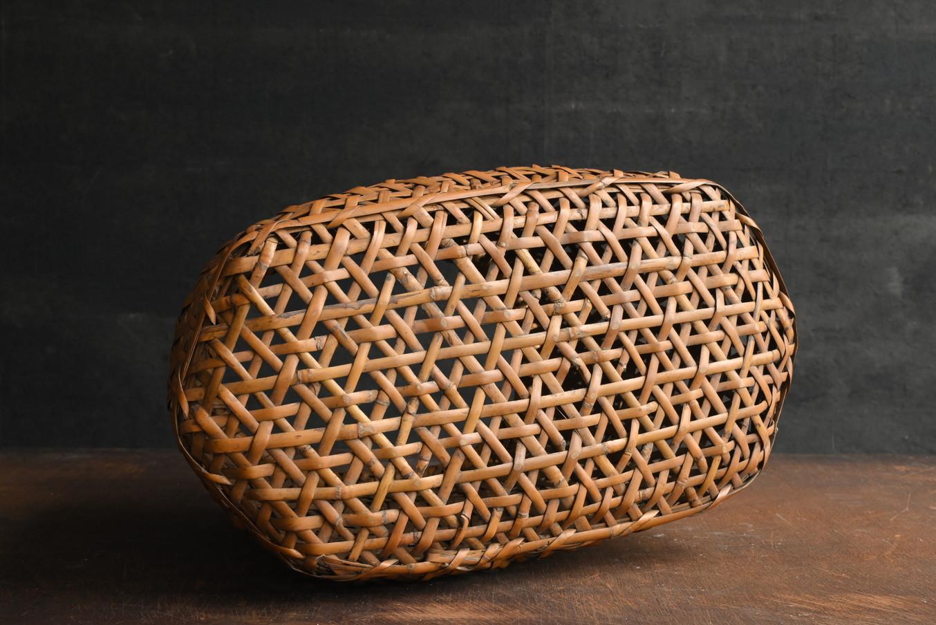 Beautiful old Japanese bamboo baskets/Flower baskets/1868-1920 For Sale ...