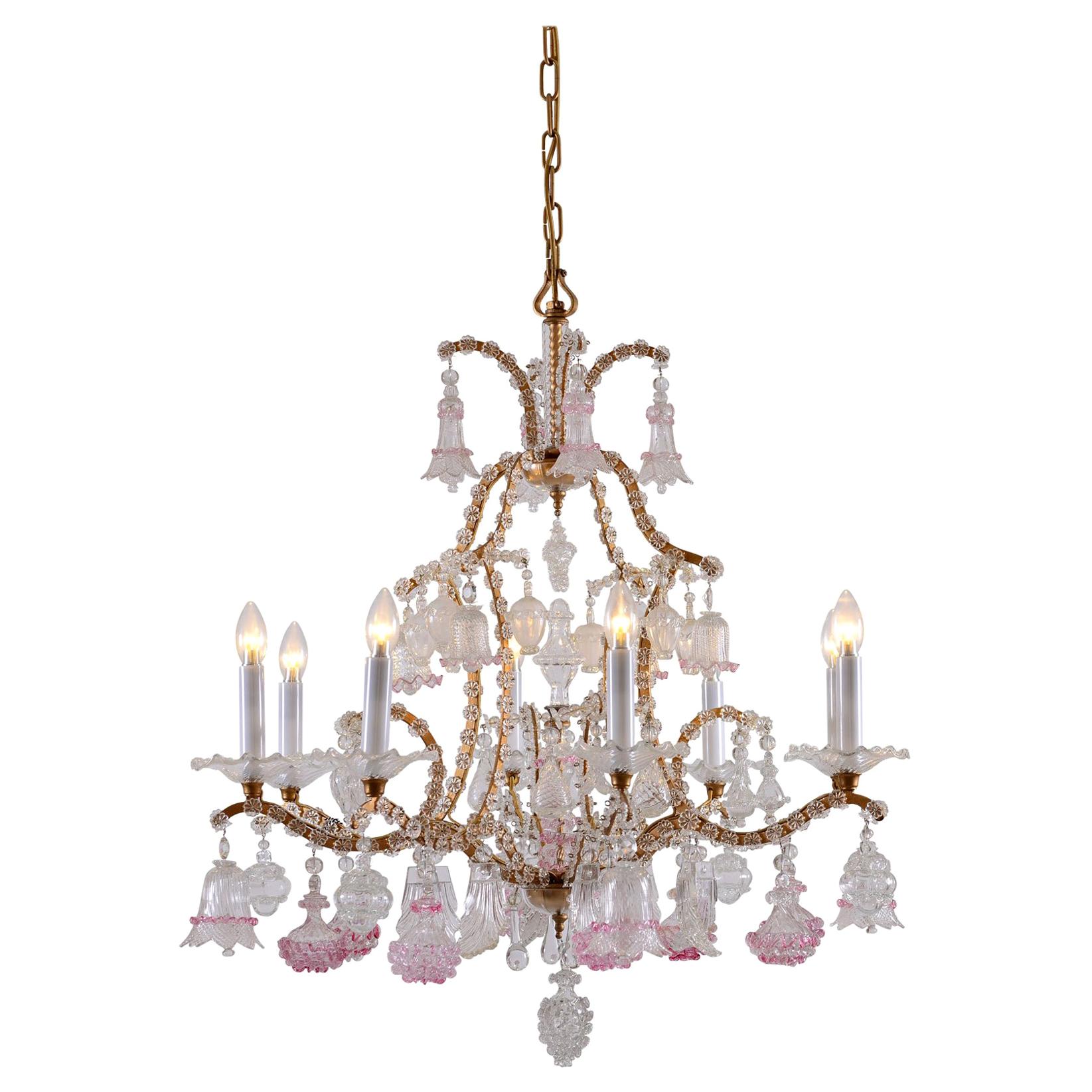 Original "Lusterweiberl," Precisely "Lustermanderl" Chandelier For Sale ...