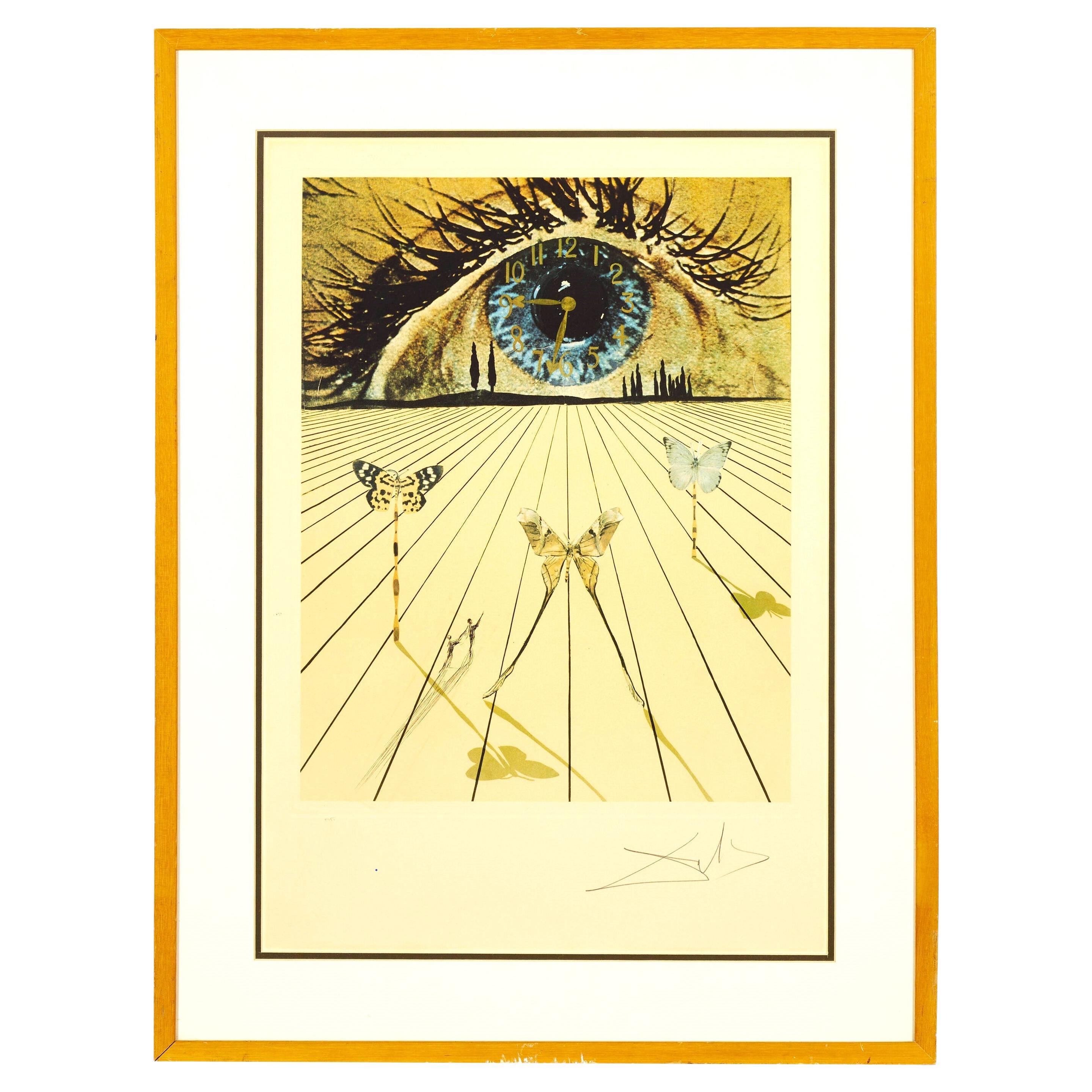 Salvador Dali Lithograph with Surrealist Landscape For Sale at 1stDibs ...