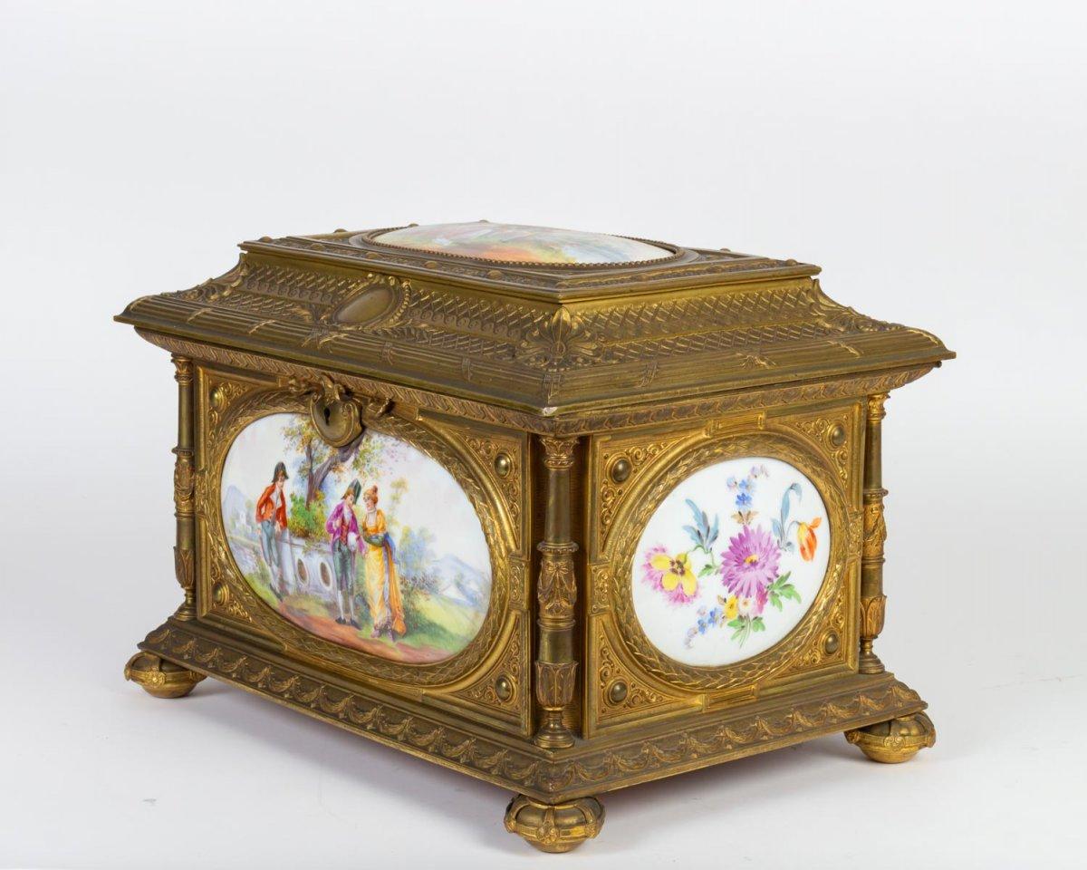 Beautiful Pair of Jewelry Boxes, Napoleon III Period For Sale at 1stDibs