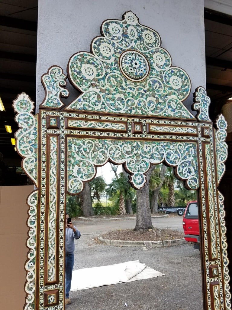 Beautiful Palatial Syrian Mirror with Mother of Pearl and Abalone at ...