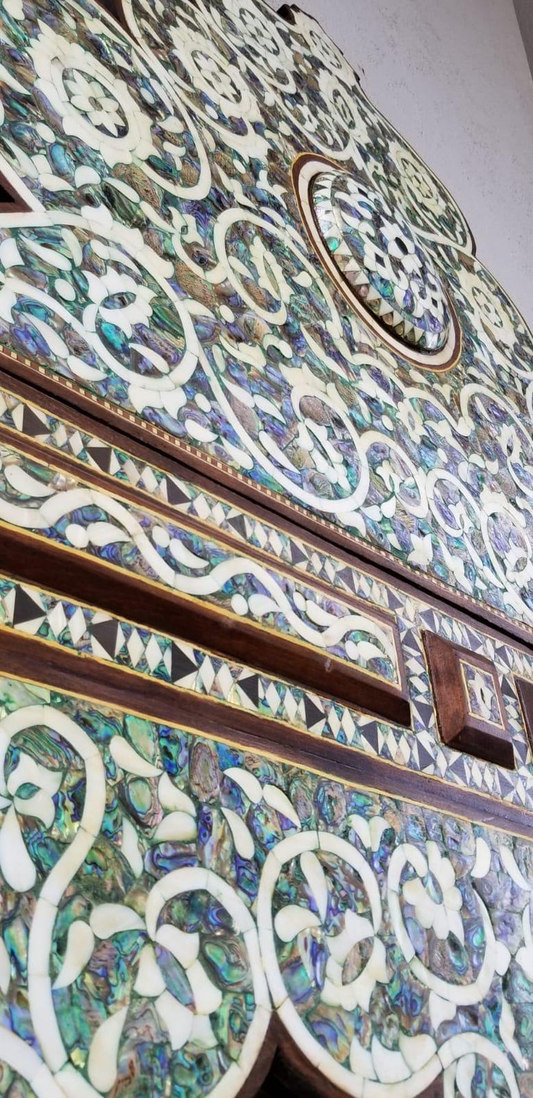 Beautiful Palatial Syrian Mirror with Mother of Pearl and Abalone at ...