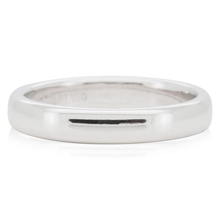 Beautiful Platinum Wedding Ring For Sale at 1stDibs