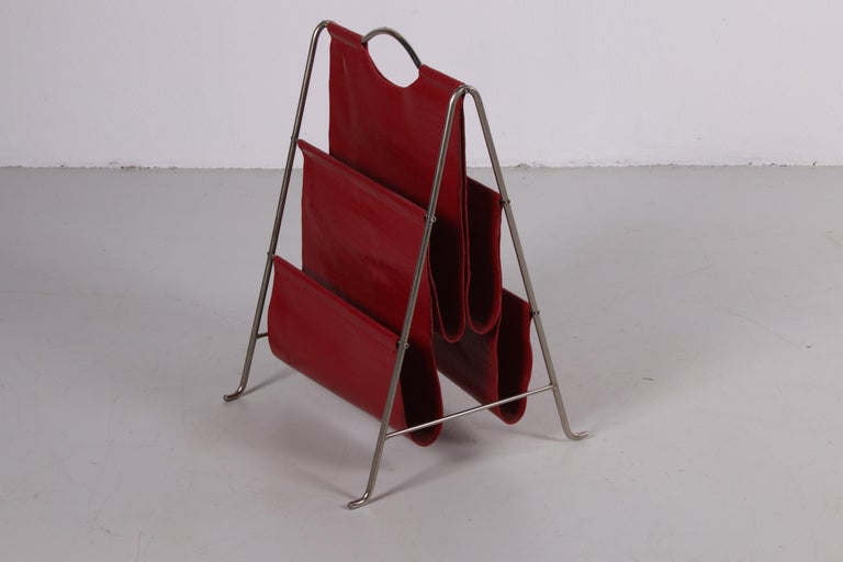 Beautiful Red Warehouse Rack from the 1960s For Sale at 1stDibs