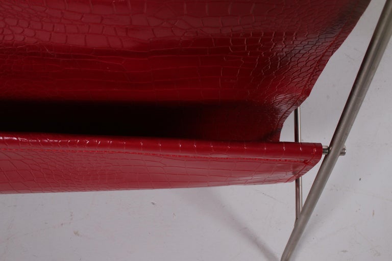 Beautiful Red Warehouse Rack from the 1960s For Sale at 1stDibs