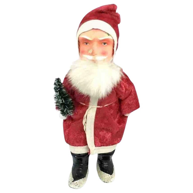 Beautiful Santa Claus Figure Vintage German Christmas at 1stDibs